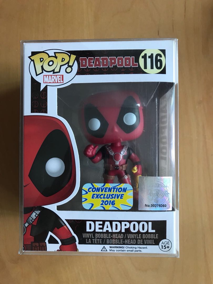 Funko Pop Convention Exclusive Deadpool Rubber Chicken, Hobbies & Toys ...