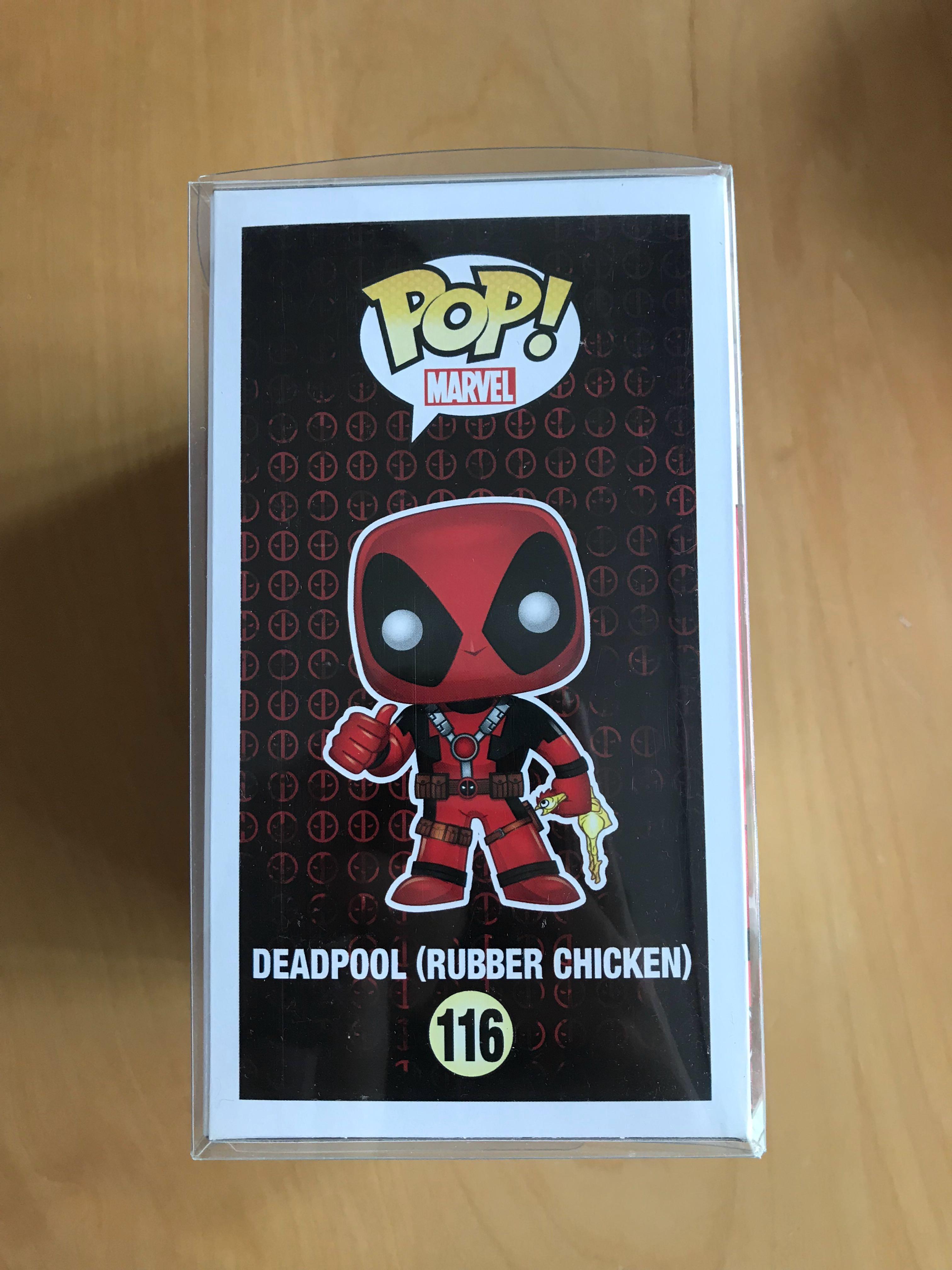 Funko Pop Convention Exclusive Deadpool Rubber Chicken, Hobbies & Toys ...