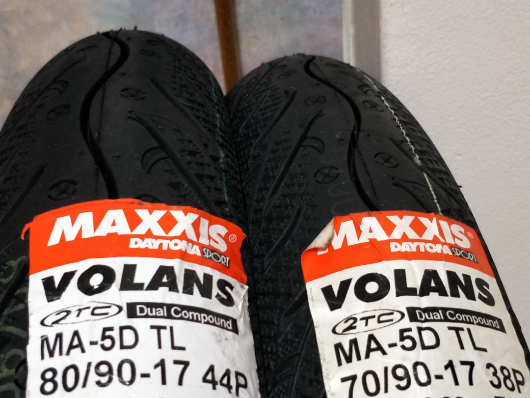 Maxxis Volans 70/90 80/90 17 Tubeless Yamaha Sniper Nova Mhr Visor ...