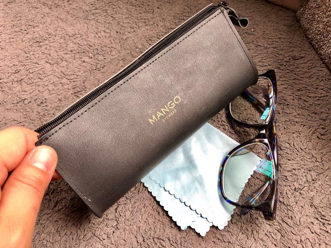 Mango Eyeglasses Blue frame MNG53071, Women's Fashion, Watches ...