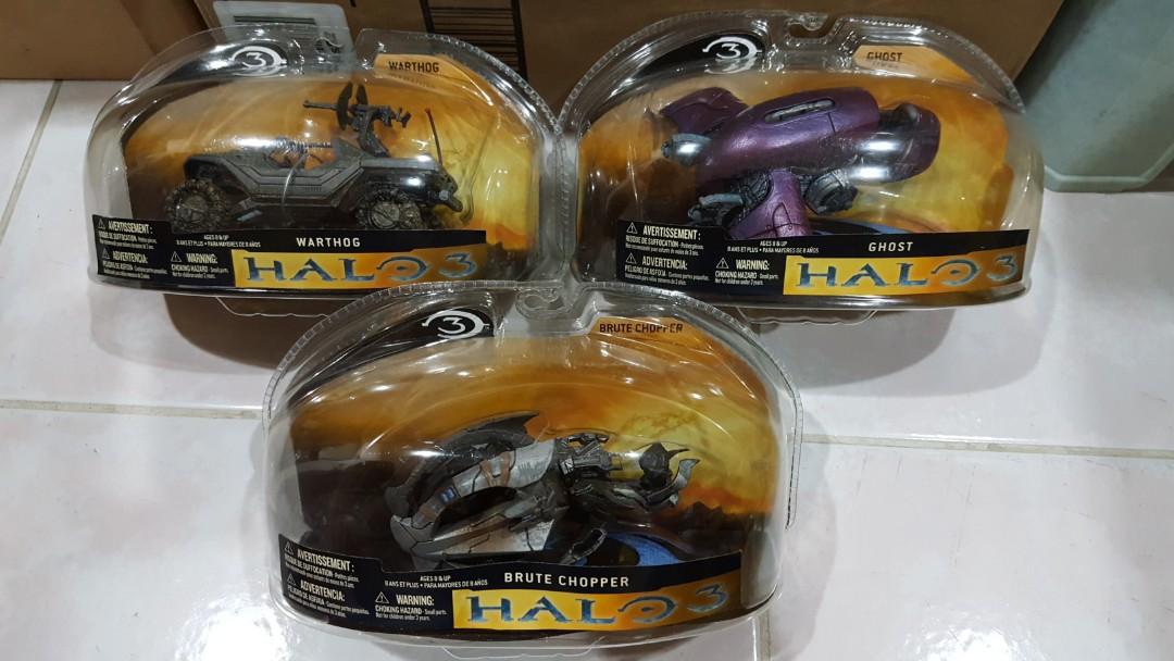 MCFARLANE HALO VEHICLE : ROADHOG & GHOST & BRUTE CHOPPER marvel dc neca ...