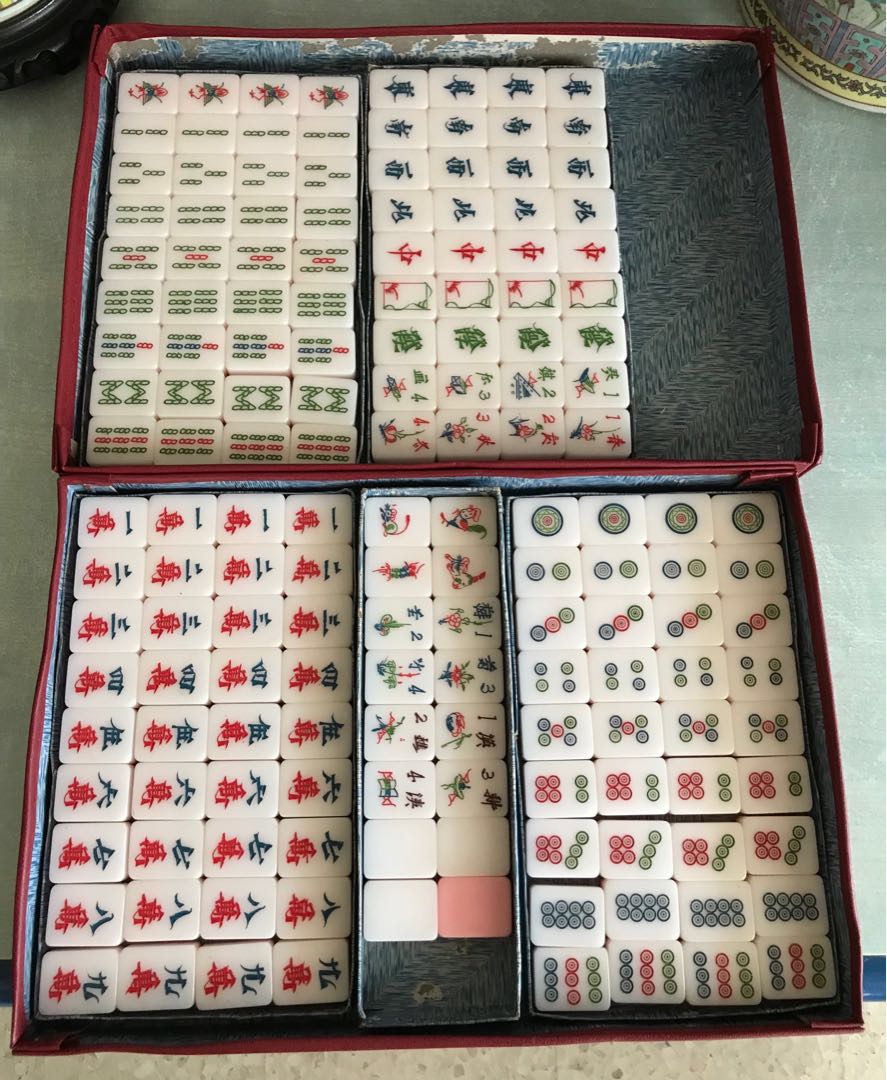Mini Mahjong Set, Hobbies & Toys, Toys & Games on Carousell