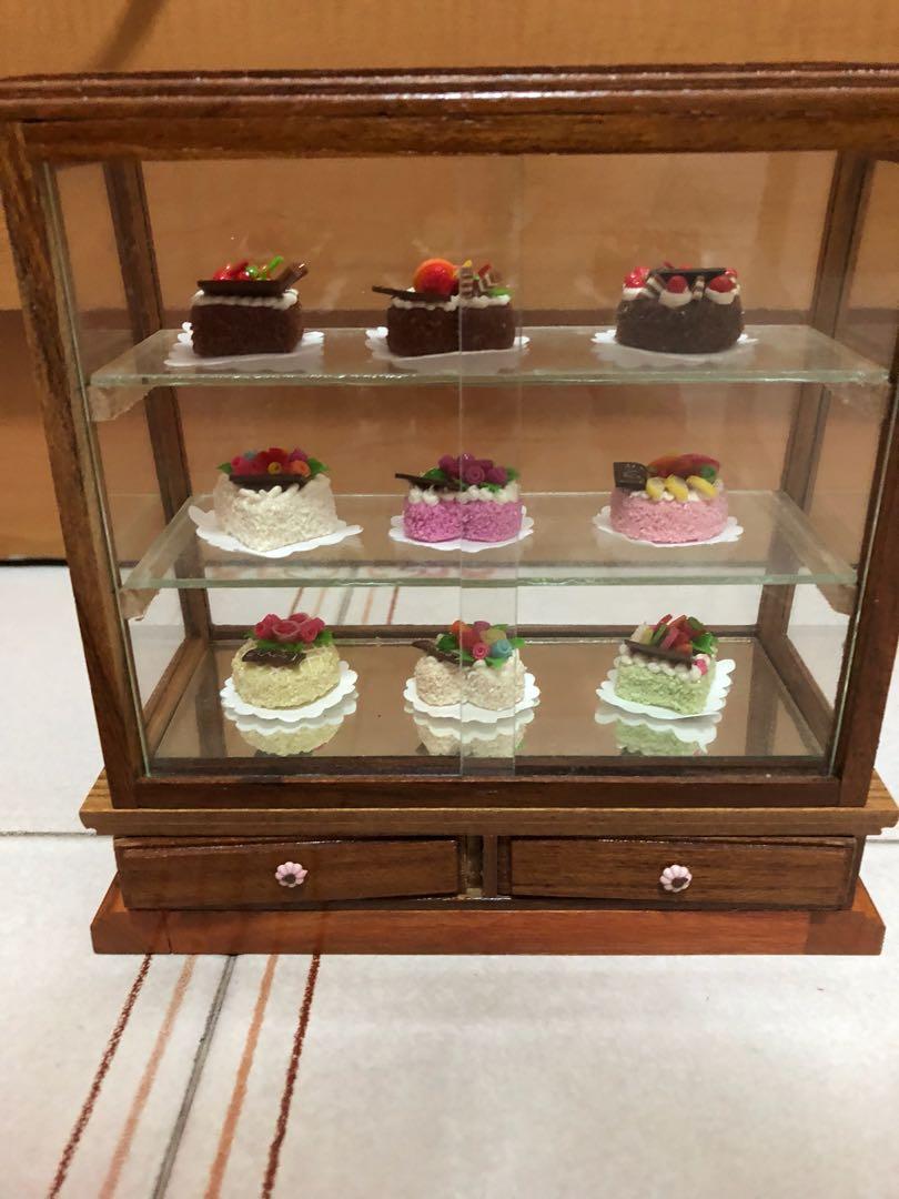 Miniature cake display cabinet, Furniture & Home Living, Home ...