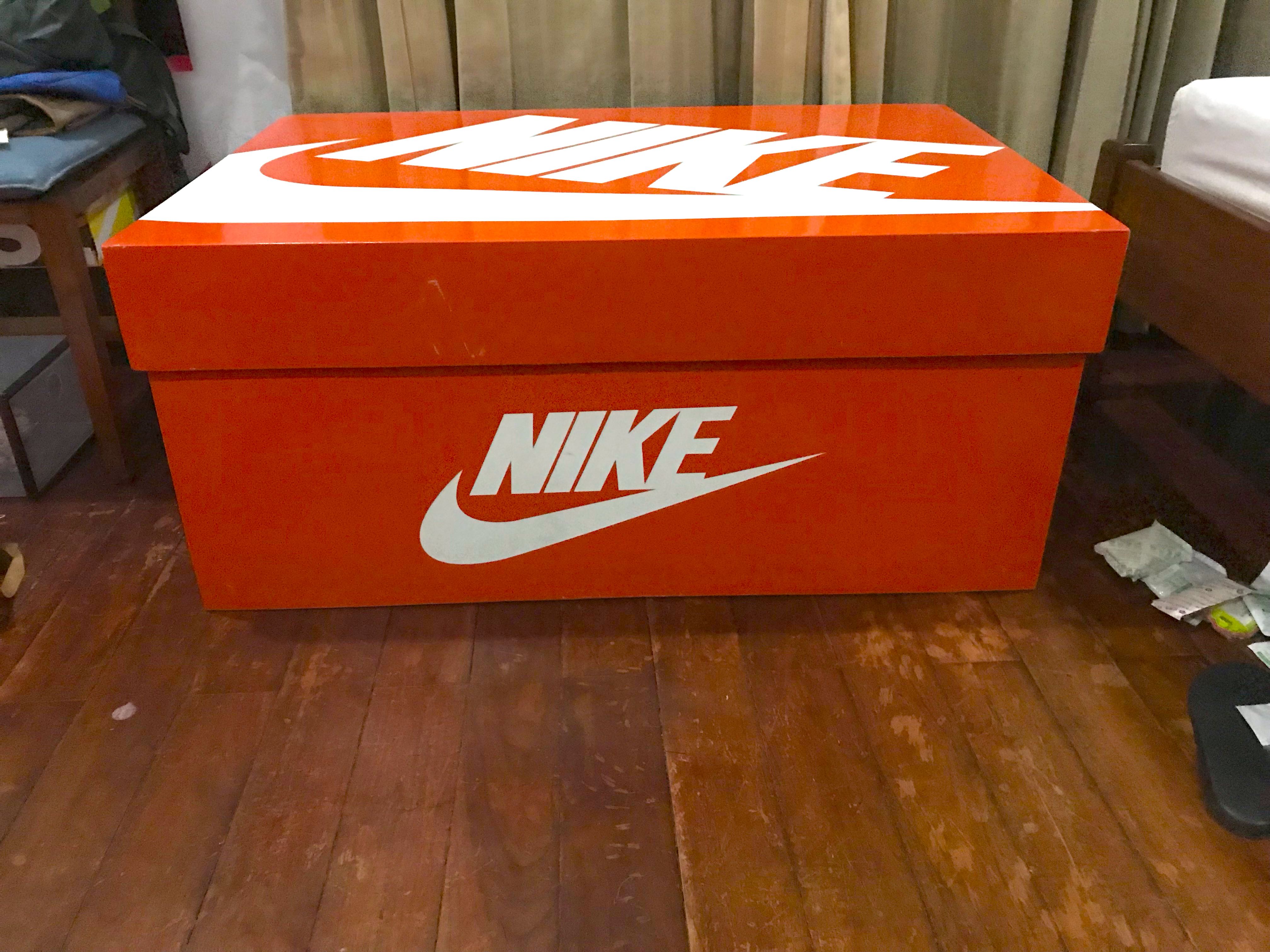 Nike Giant Shoe Box or Cabinet, Furniture & Home Living, Furniture ...