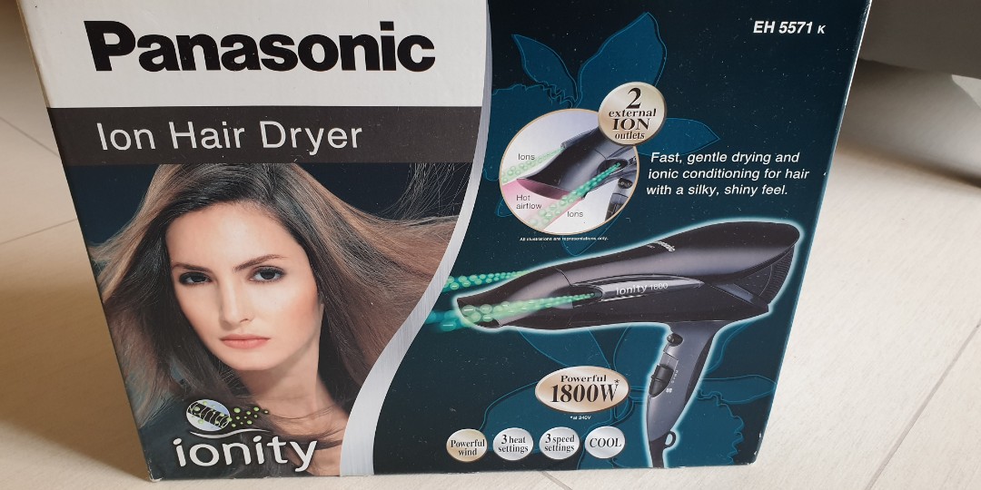 Panasonic Ion Hair Dryer, Beauty & Personal Care, Hair on Carousell