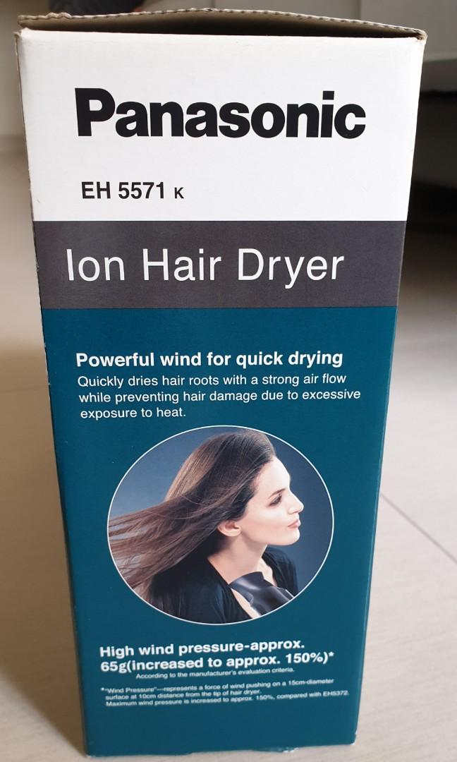 Panasonic Ion Hair Dryer, Beauty & Personal Care, Hair on Carousell