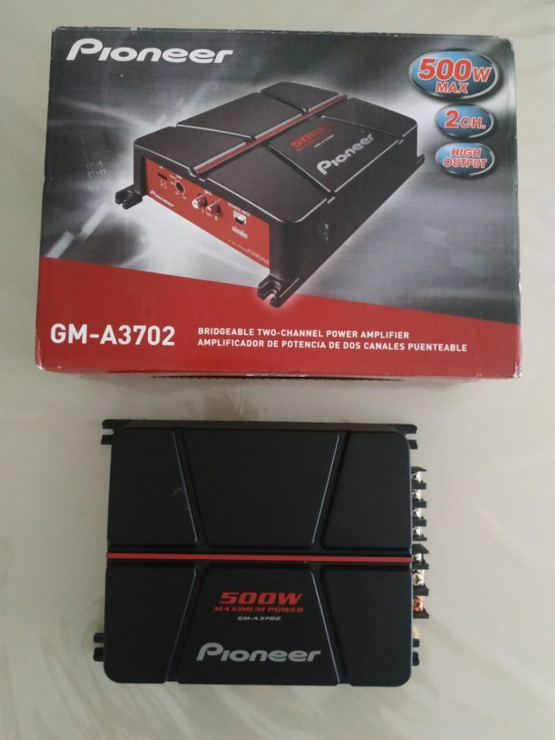 Pioneer GM-A3702 Amplifier, Car Accessories, Accessories on Carousell