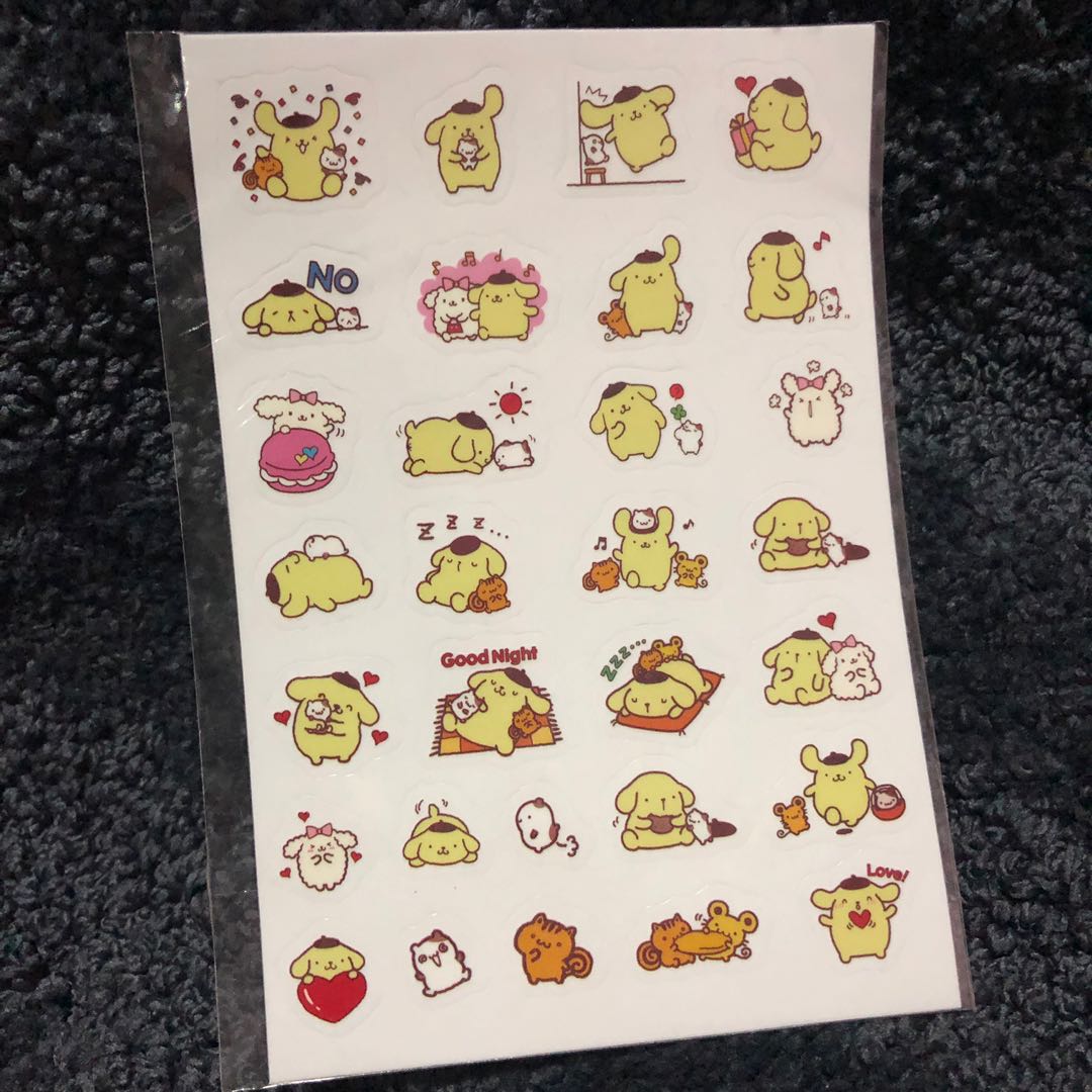 Pompompurin bujo | scrapbook | journal stickers, Hobbies & Toys ...