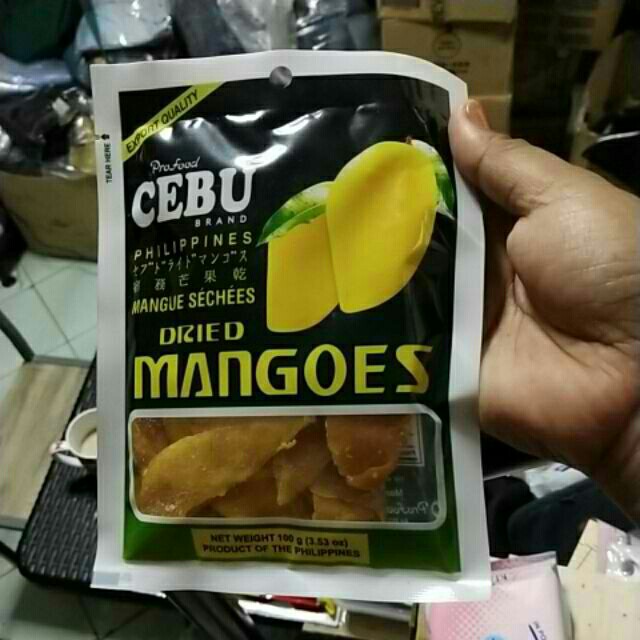 Profood Cebu Dried Mangoes 100g, Food & Drinks, Packaged & Instant Food ...