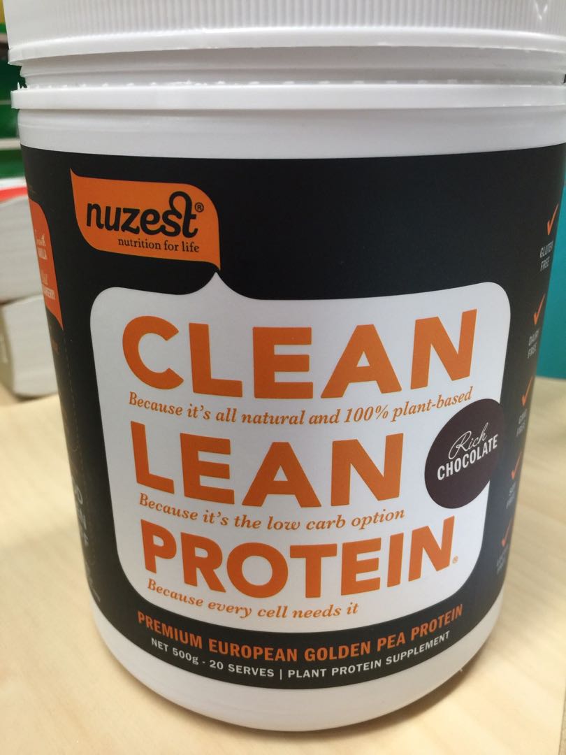 Protein powder Clean and Lean, Health & Nutrition, Health Supplements ...