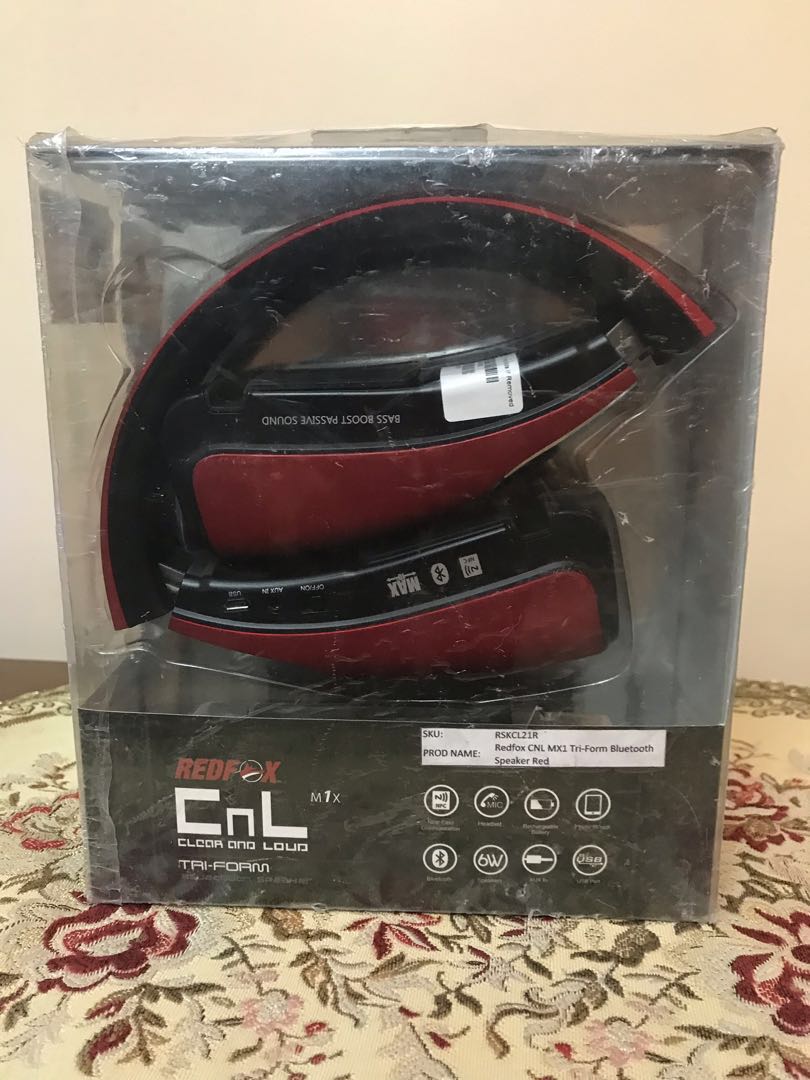 Red Fox Bluetooth Speaker, Audio, Soundbars, Speakers & Amplifiers on ...