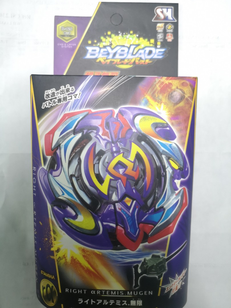 Right artemis mugen c/w holder - Beyblade battle series, Hobbies & Toys ...