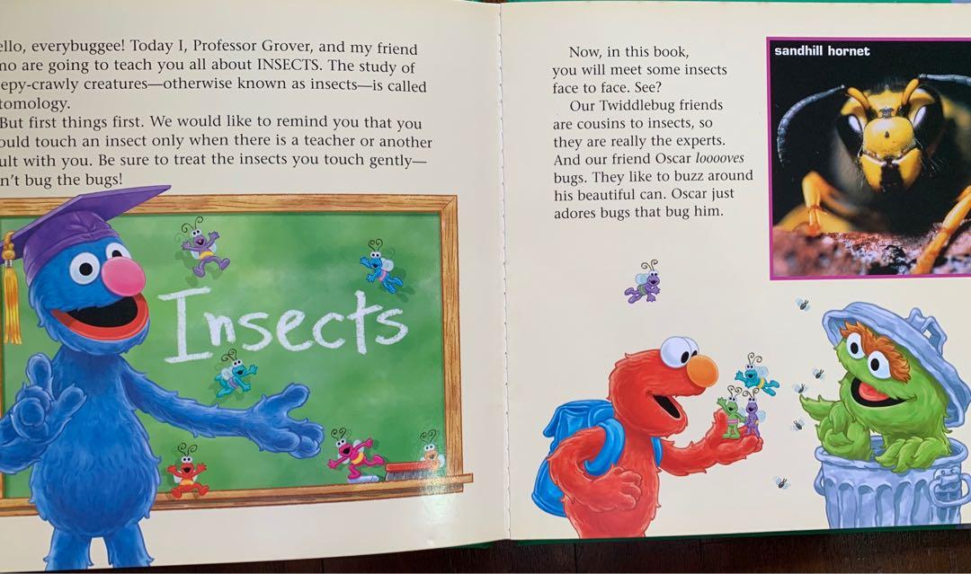 Sesame Street - first book of insects & reptiles (set of 2, handover ...