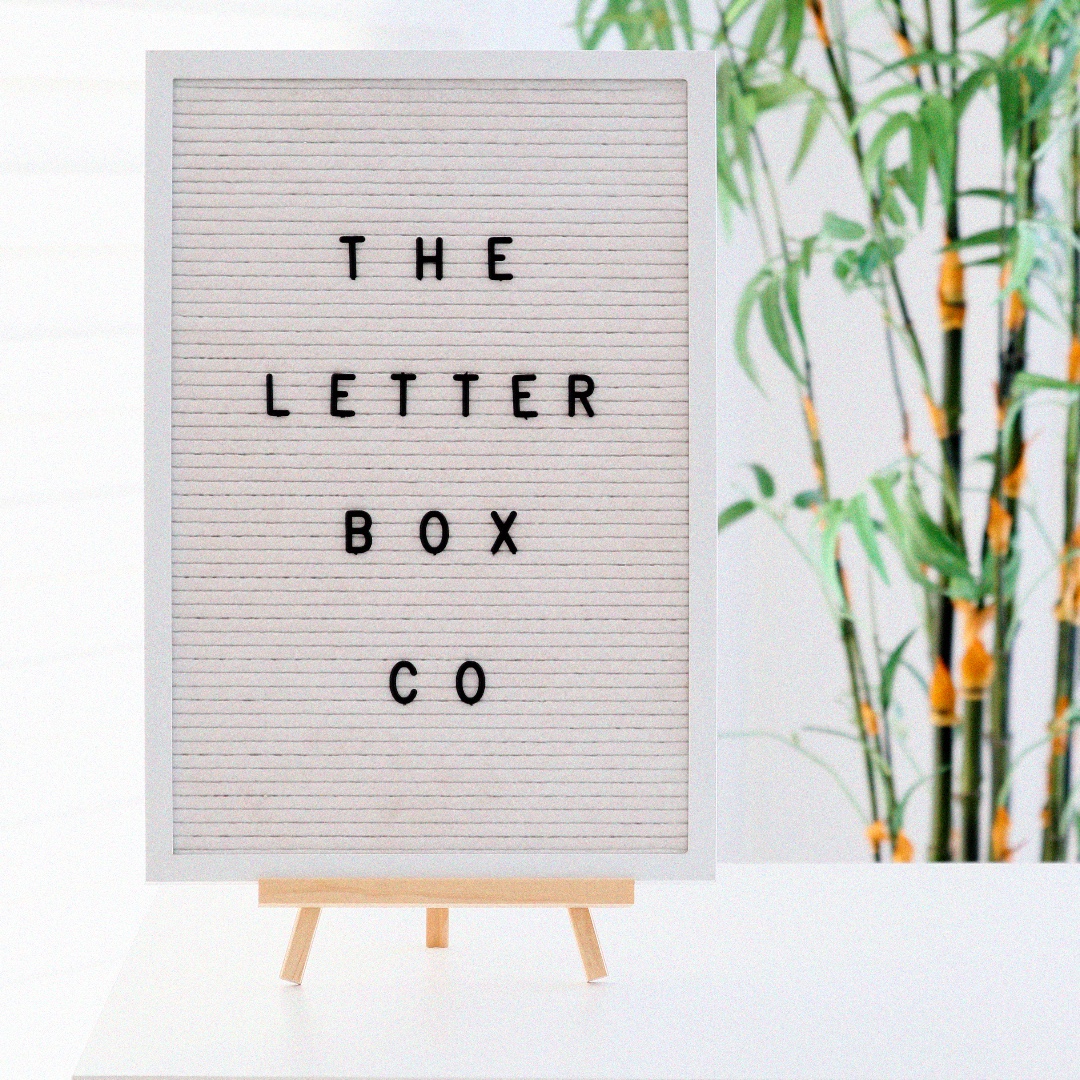 Carol-Anne Rectangle Felt Letter Board in White, Hobbies & Toys ...