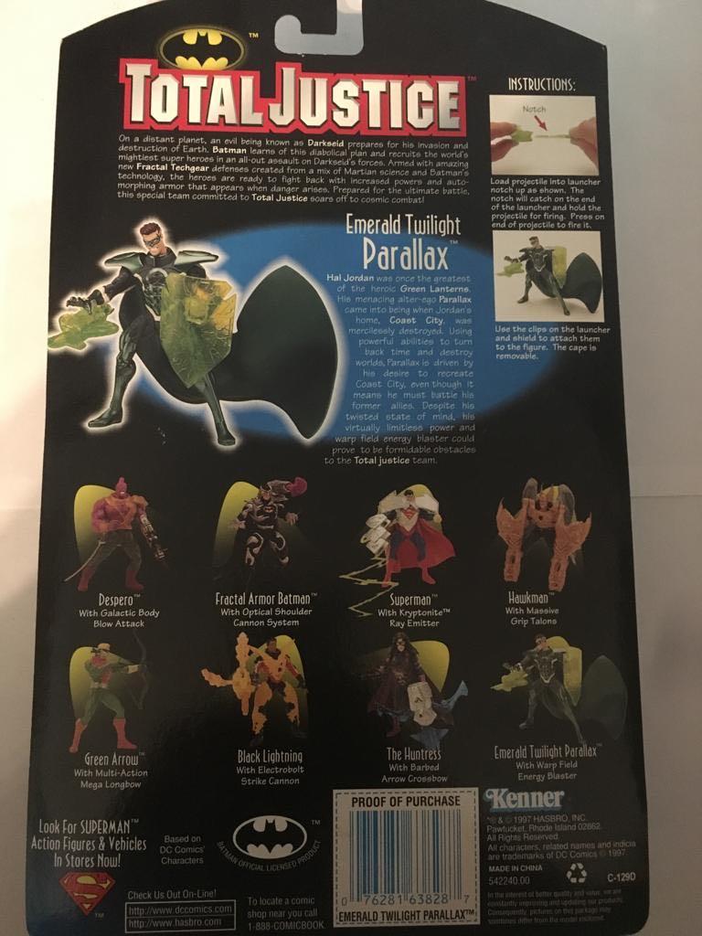 Total Justice set of 5 figures - Batman, Green Arrow, The Huntress ...