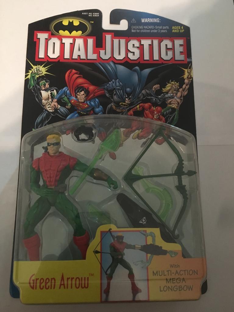 Total Justice set of 5 figures - Batman, Green Arrow, The Huntress ...