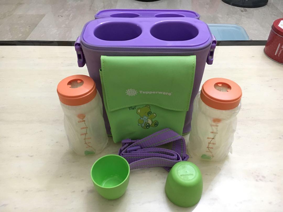 Tupperware Milk Bottles Set, Babies & Kids, Nursing & Feeding ...