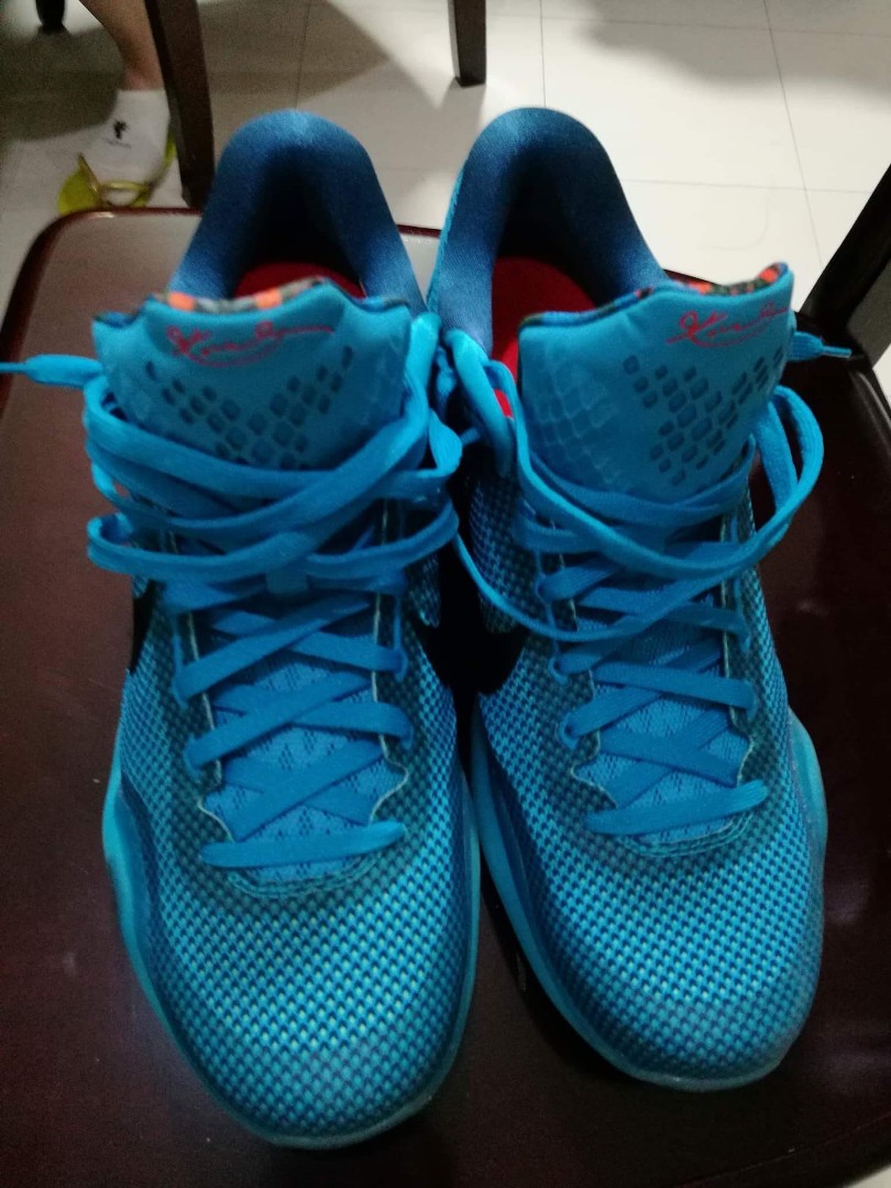 Used Kobe X blue lagoon sz 11.5, Men's Fashion, Footwear, Sneakers on ...