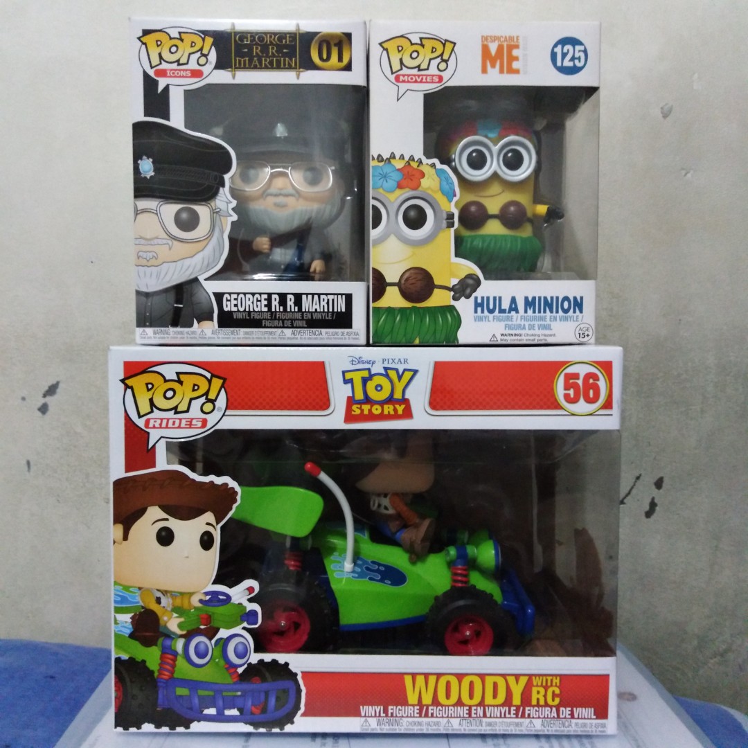 Woody and RC, GRRM and Hula Minion, Hobbies & Toys, Toys & Games on ...