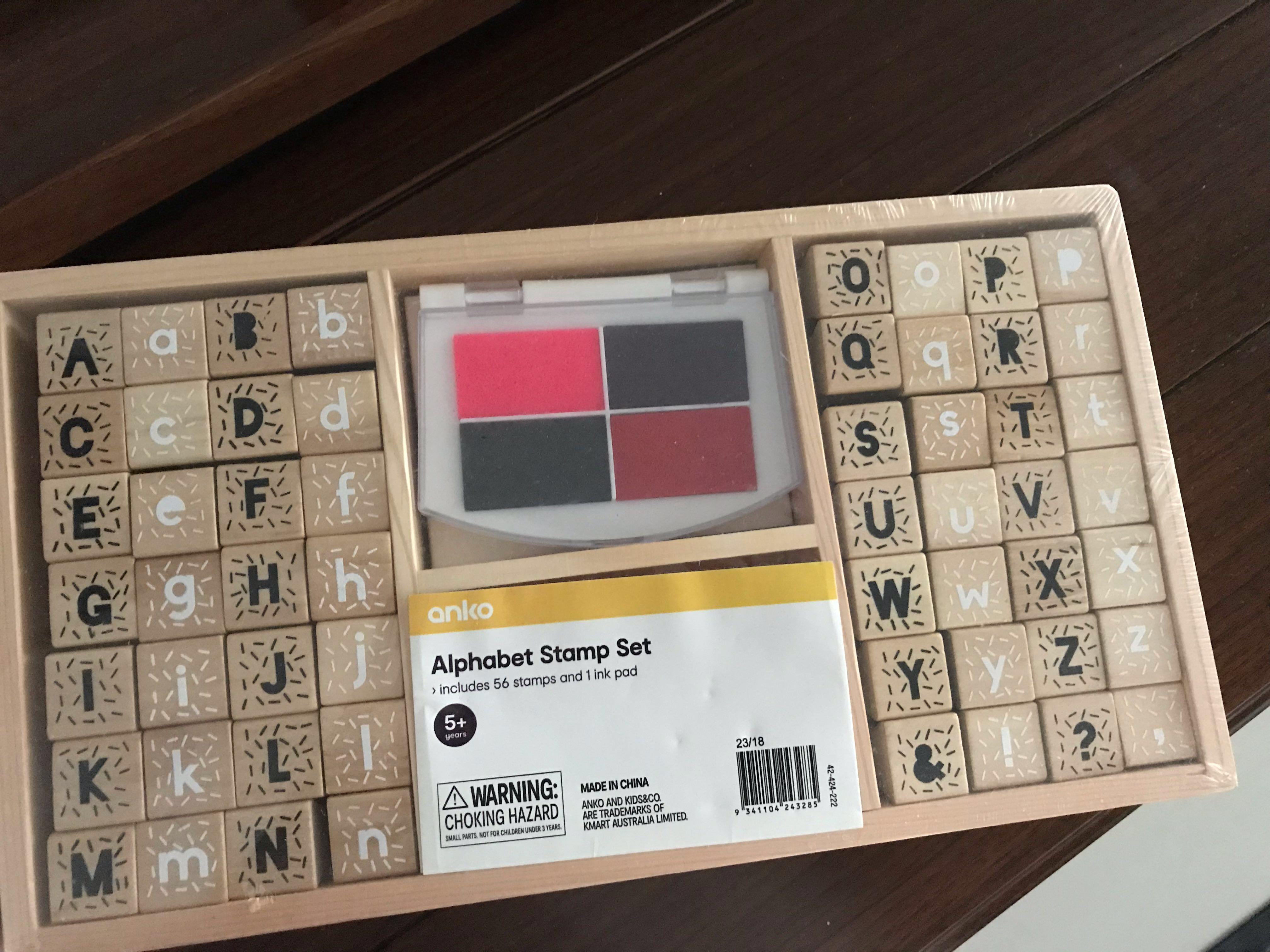 Alphabet Stamp set (price reduced), Hobbies & Toys, Stationery & Craft ...