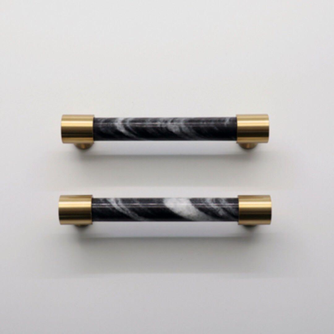 Black Marble Door Knobs & Handles, Furniture & Home Living, Furniture ...