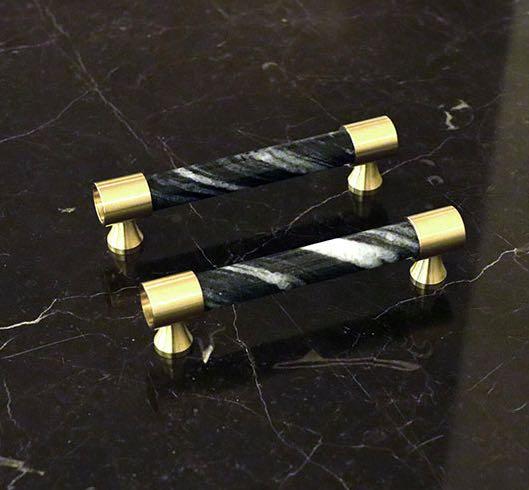 Black Marble Door Knobs & Handles, Furniture & Home Living, Furniture ...