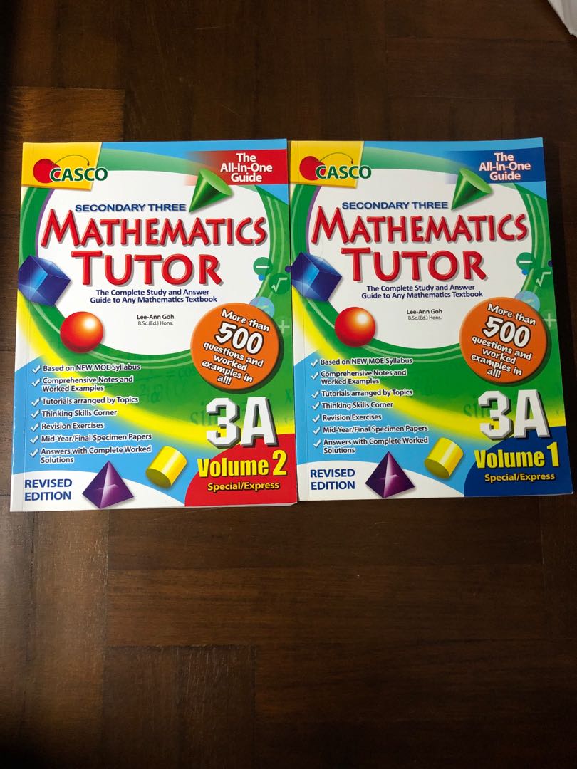 casco math textbook / assessment book secondary 3, Hobbies & Toys ...