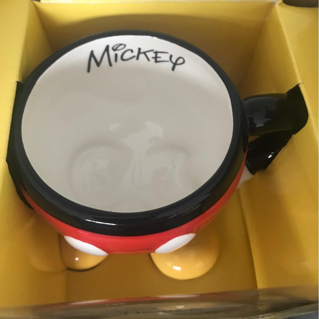 Disneyland Mickey Mouse Glass Soup Mug, Everything Else on Carousell