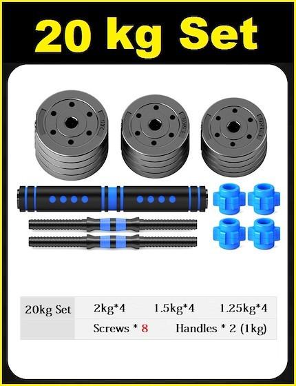 Dumbbell Extendable to Barbell! Home gym weights dumb bell training ...