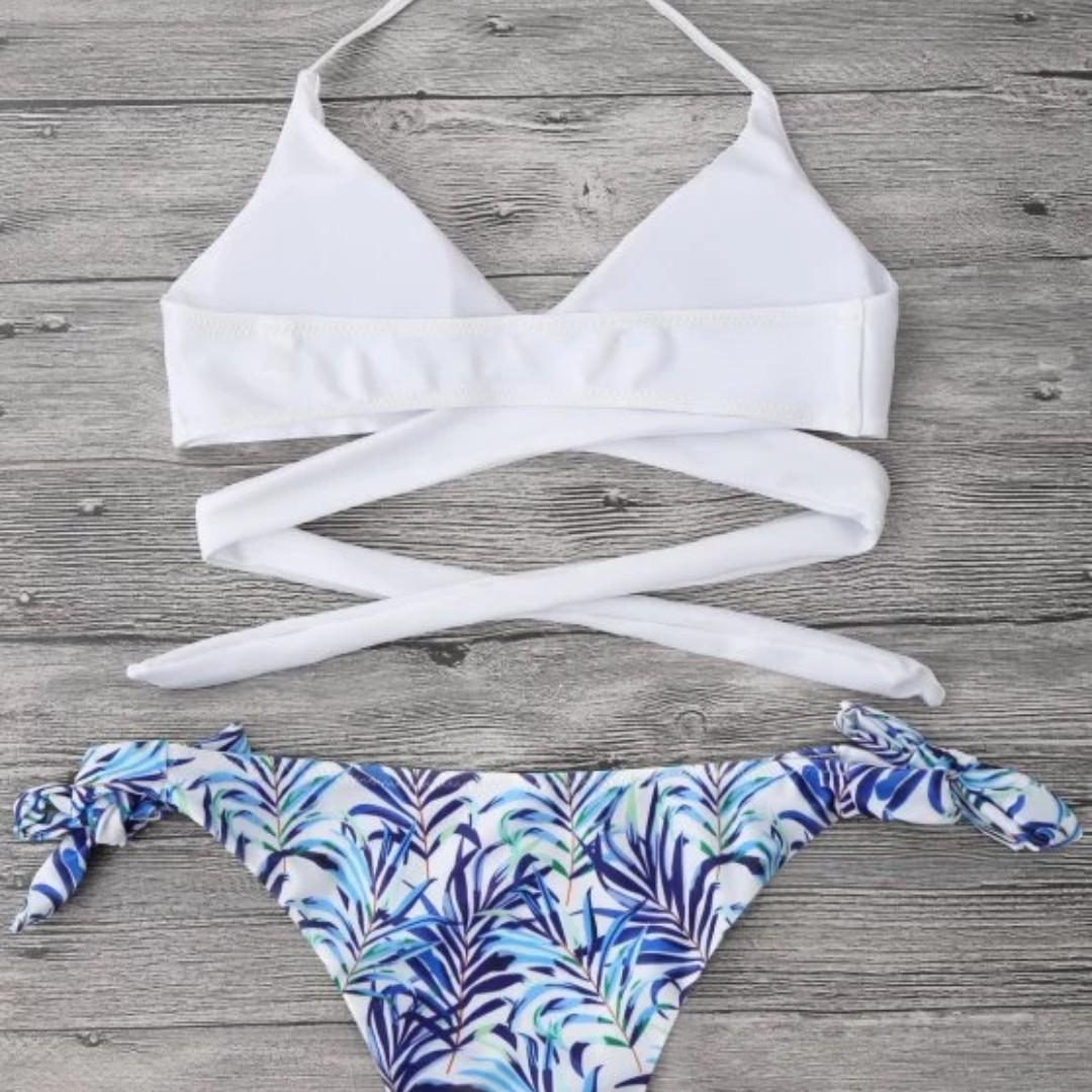 [Gabby & Mae] Aubrey Crossover Bikini, Women's Fashion, Swimwear ...