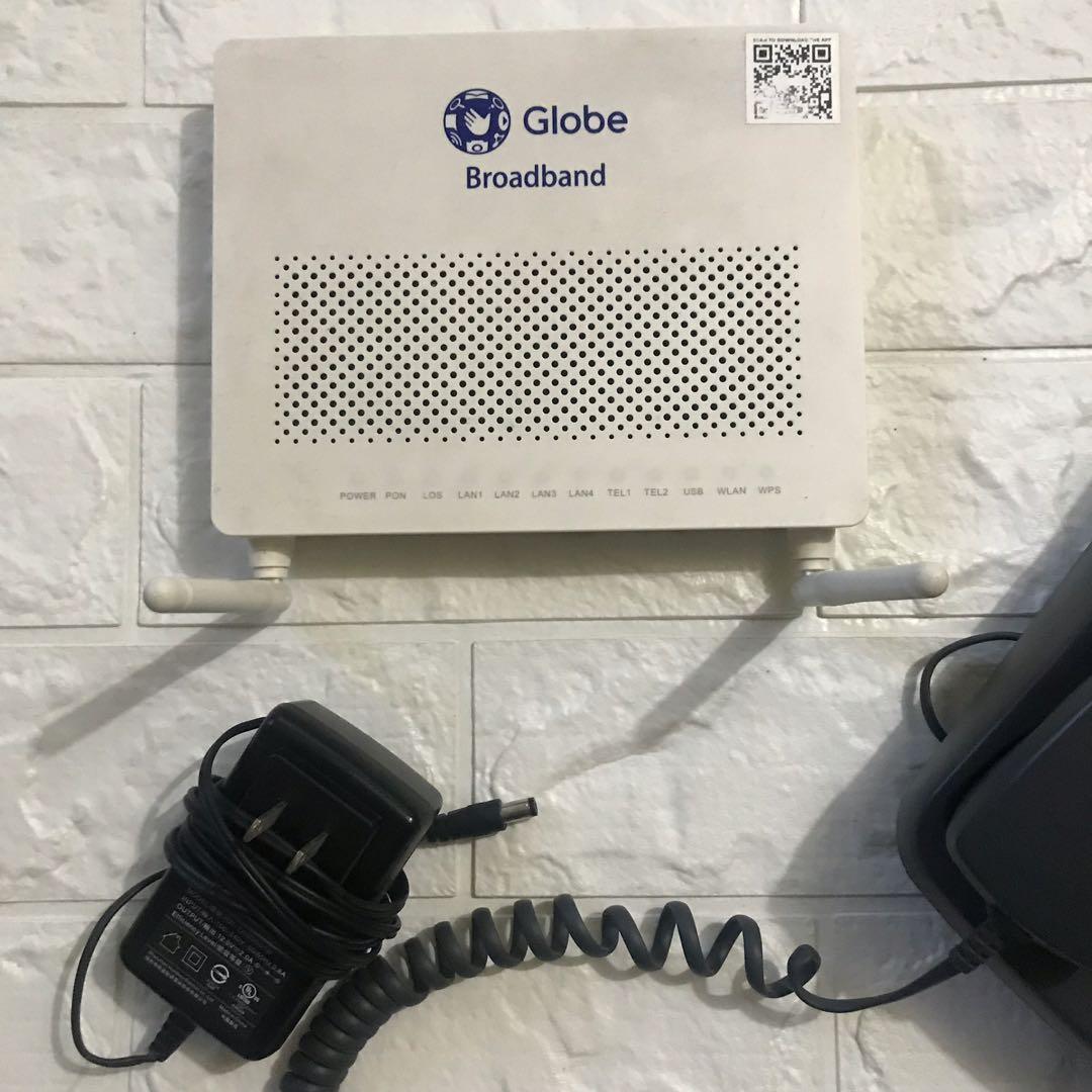 Globe Modem Router and Telephone, Computers & Tech, Parts & Accessories ...