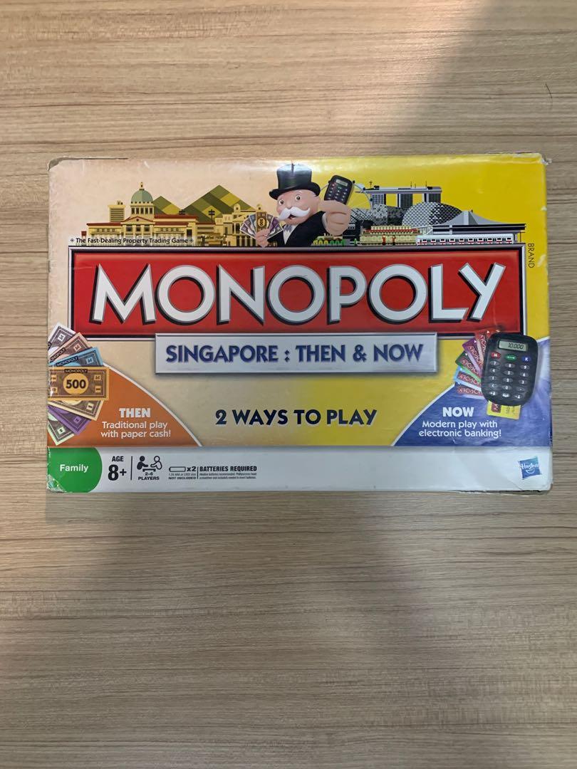 Monopoly Singapore:Then and Now, Hobbies & Toys, Toys & Games on Carousell