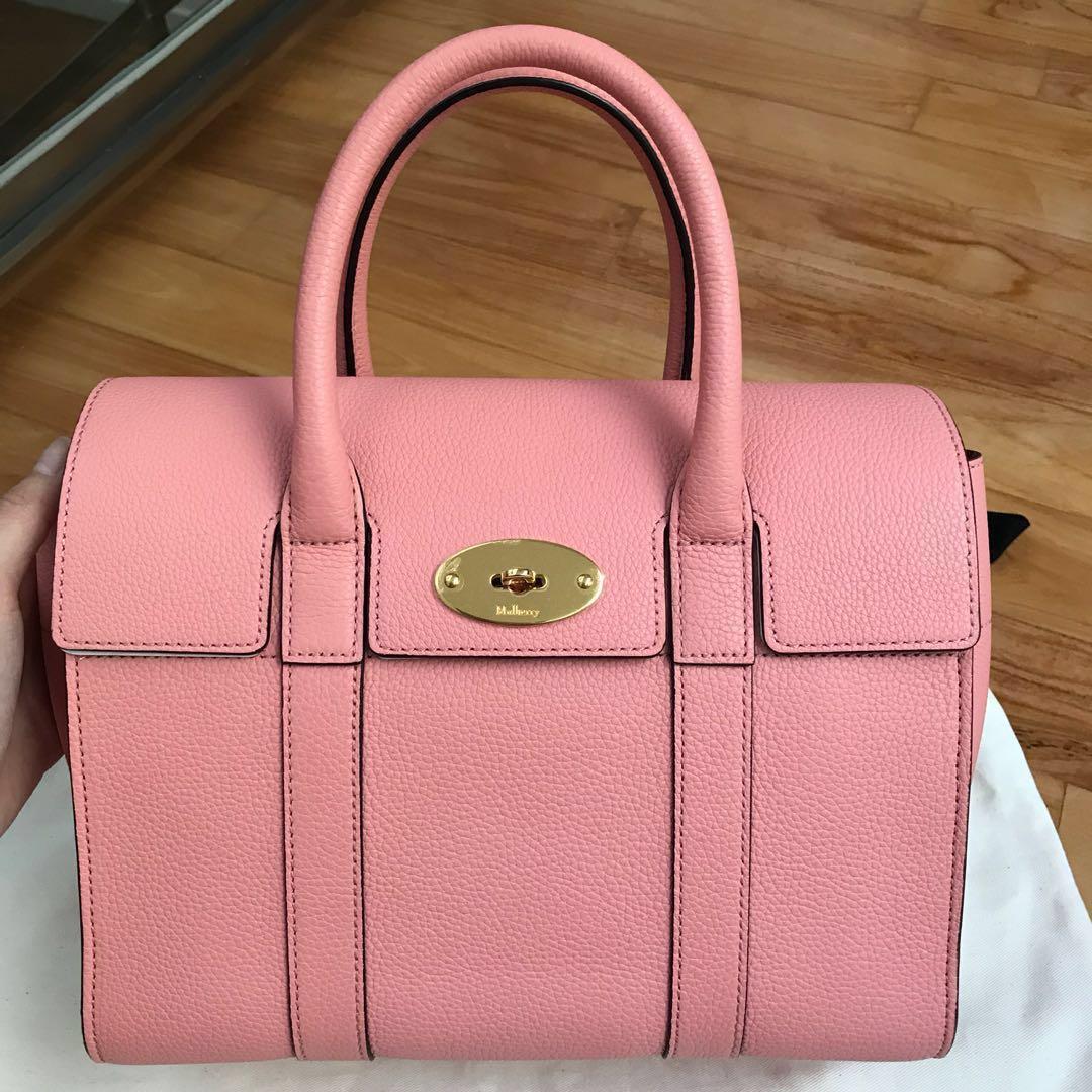 Mulberry Macaroon Pink bayswater, Luxury, Bags & Wallets on Carousell