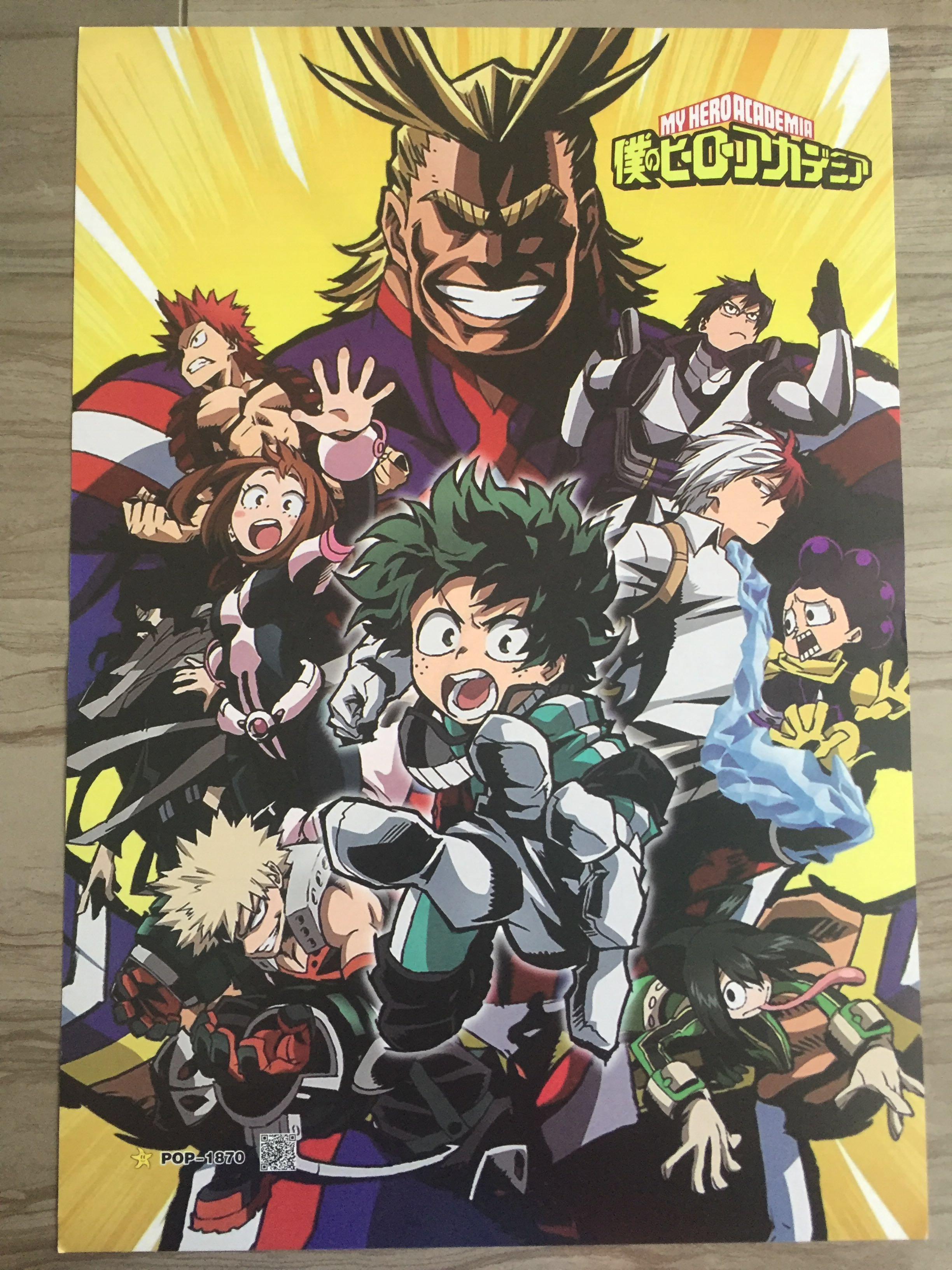 My Hero Academia Posters $2 each (Boku no Hero Academia), Hobbies ...