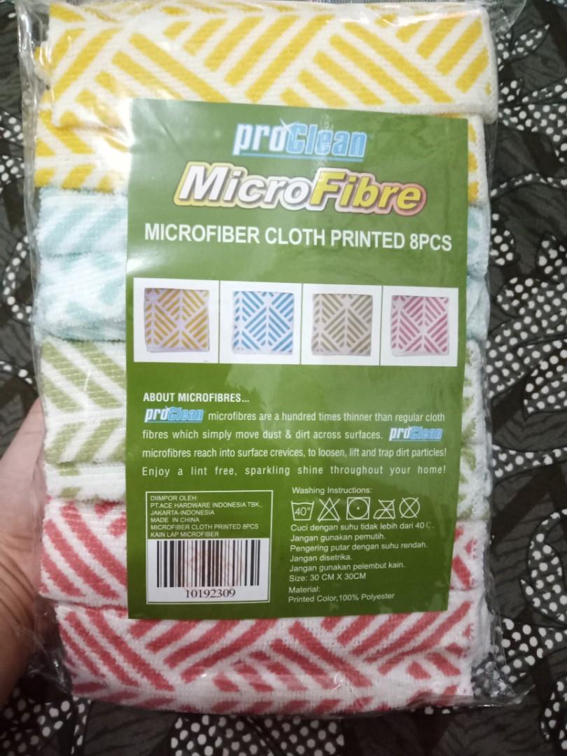 Lap microfiber cloth - ace hardware, Perabotan Rumah di Carousell