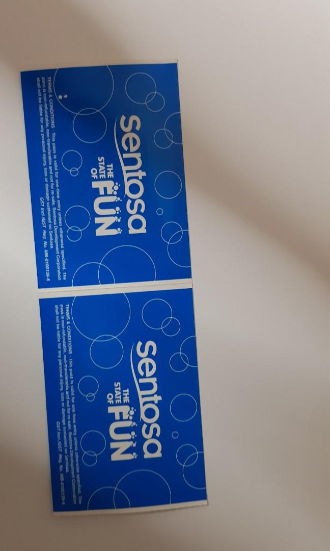 Sentosa tickets worth $46 ea, Everything Else on Carousell