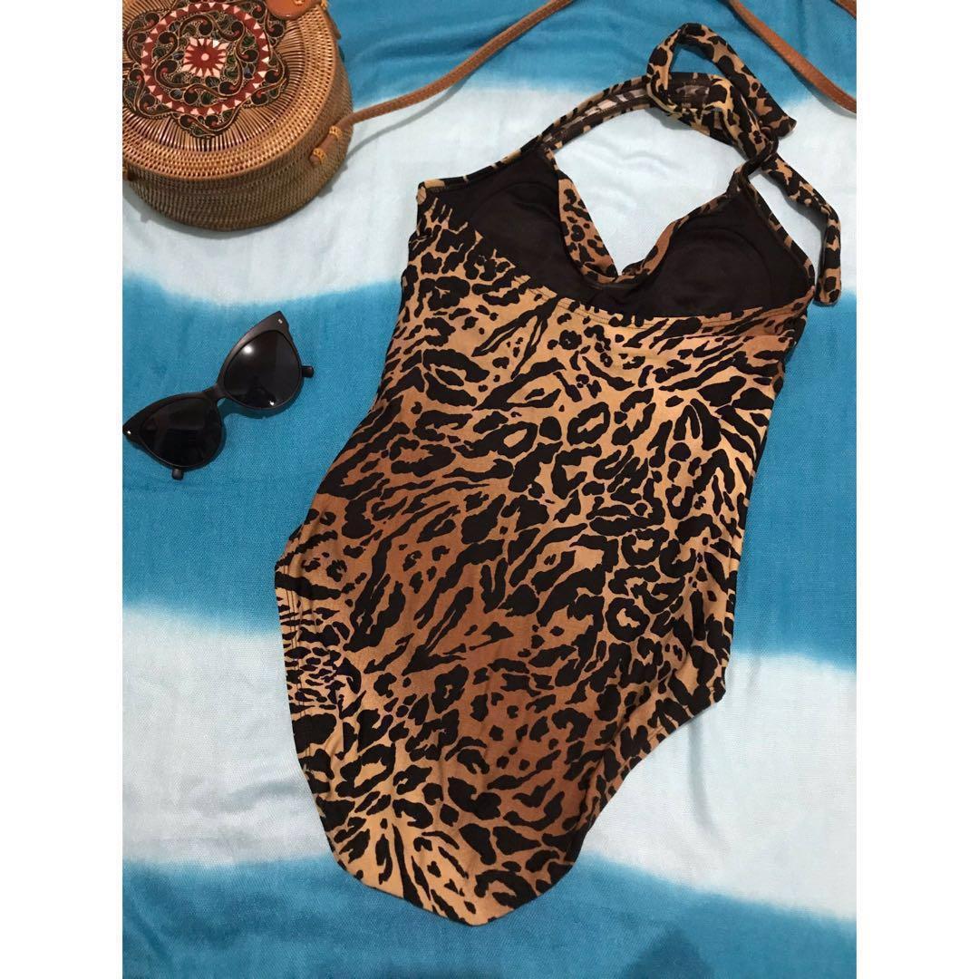 Speedo Leopard Print One Piece Swimsuit, Women's Fashion, Swimwear ...