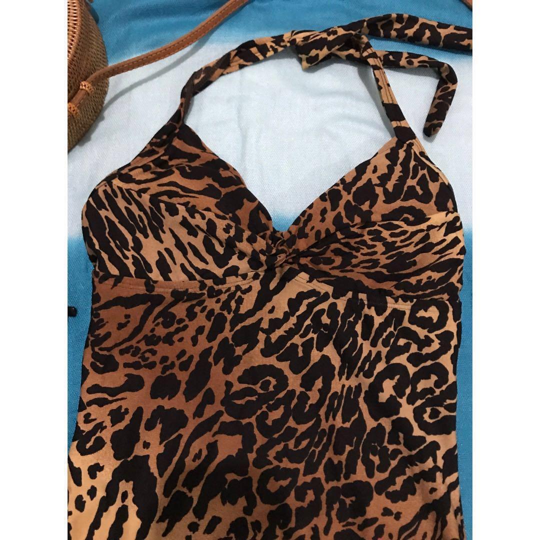 Speedo Leopard Print One Piece Swimsuit, Women's Fashion, Swimwear ...