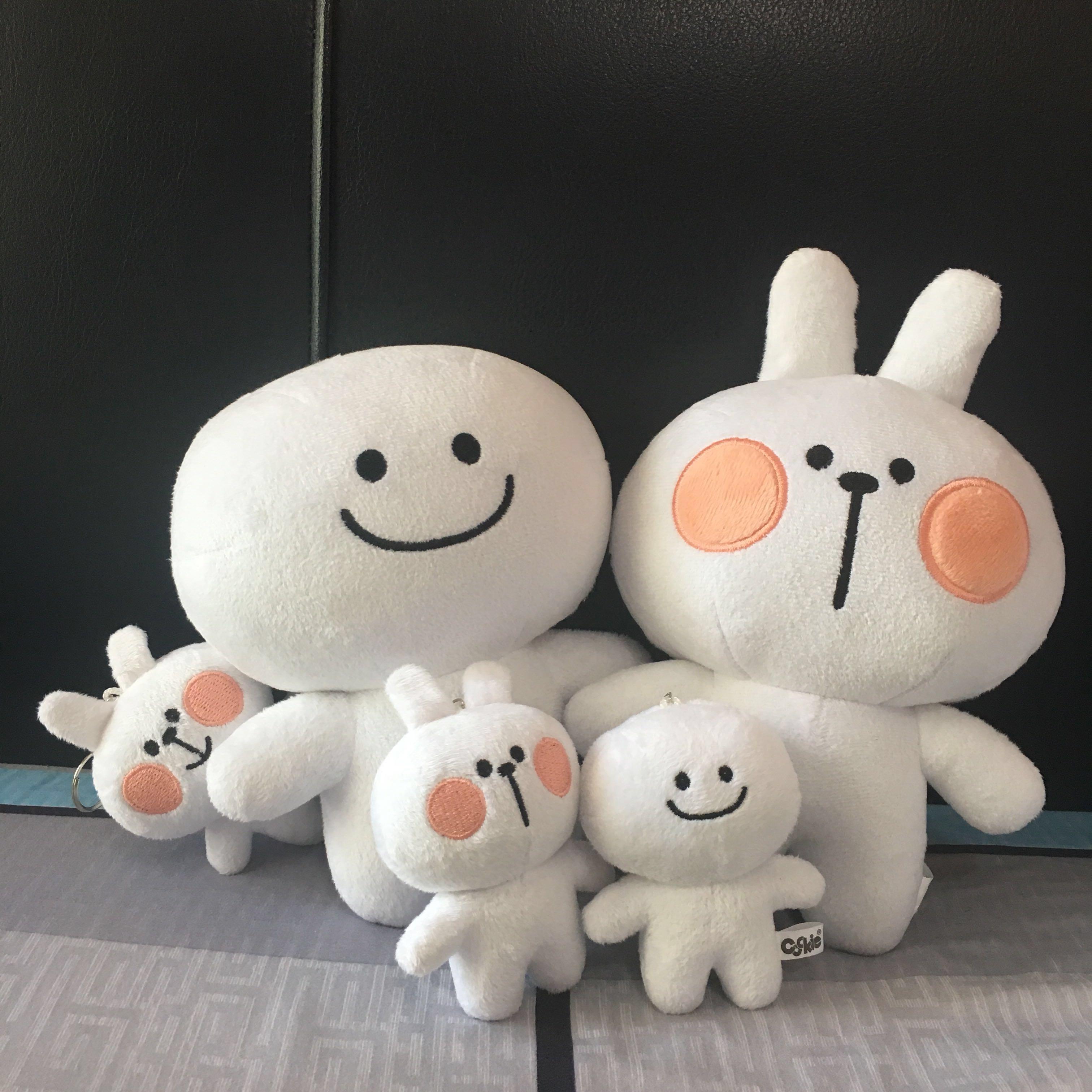 Spoiled Rabbit Telegram Sticker Line Friends Plushies, Hobbies & Toys ...