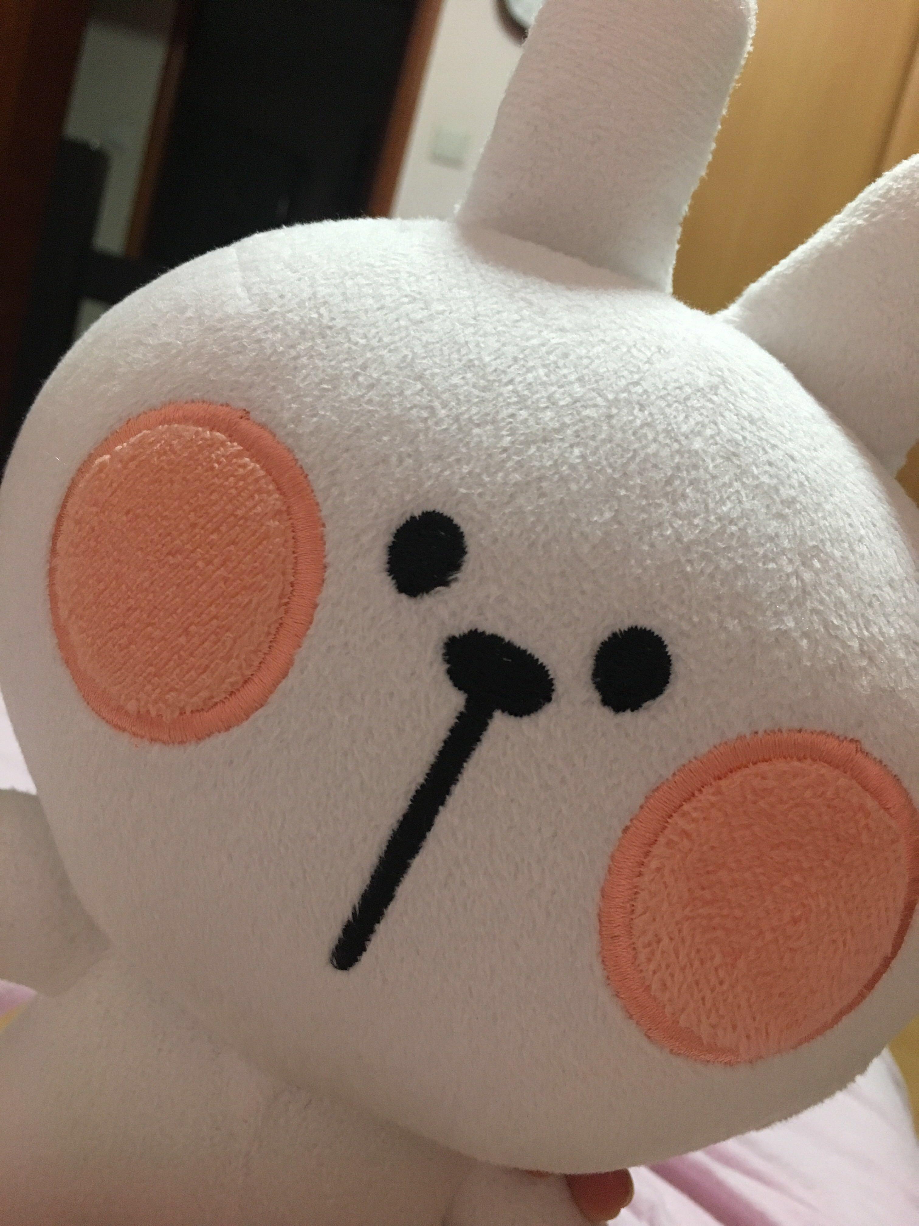 Spoiled Rabbit Telegram Sticker Line Friends Plushies, Hobbies & Toys ...