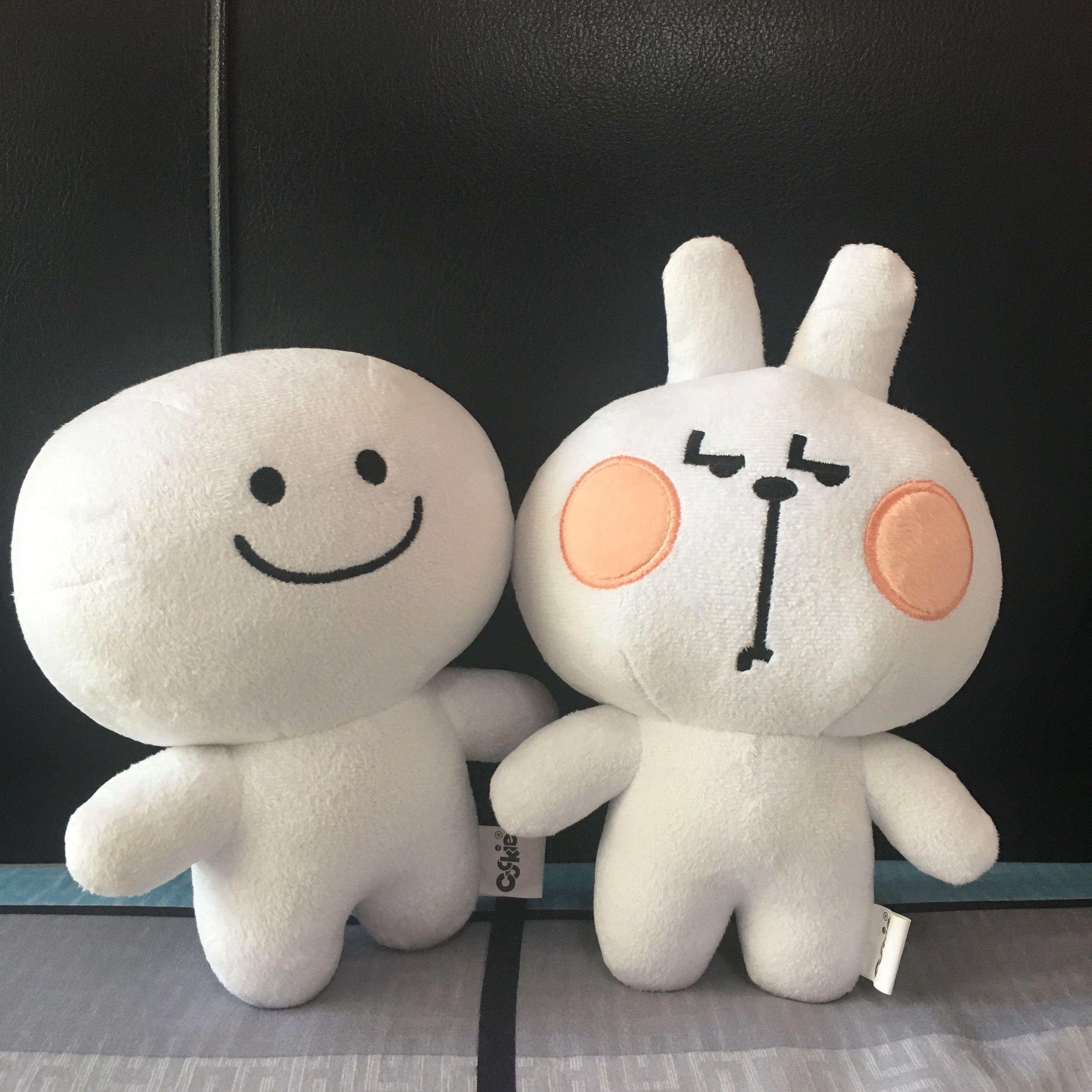 Spoiled Rabbit Telegram Sticker Line Friends Plushies, Hobbies & Toys ...