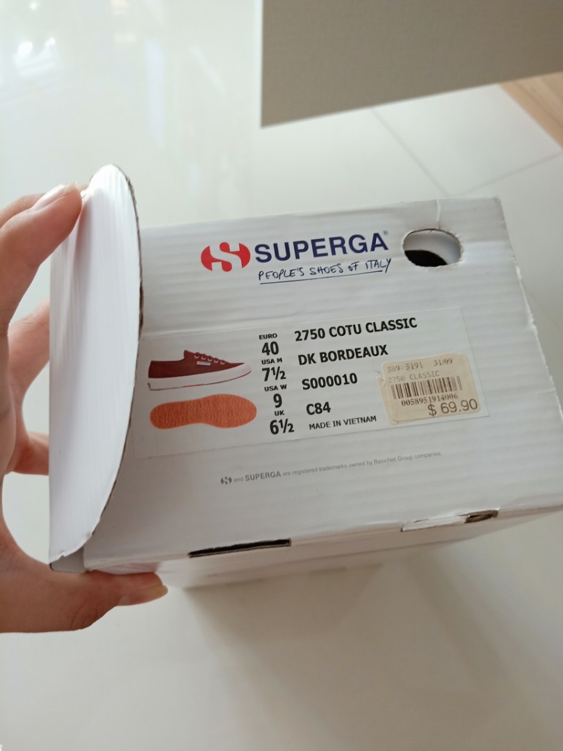 Superga shoe, Women's Fashion, Footwear, Sneakers on Carousell