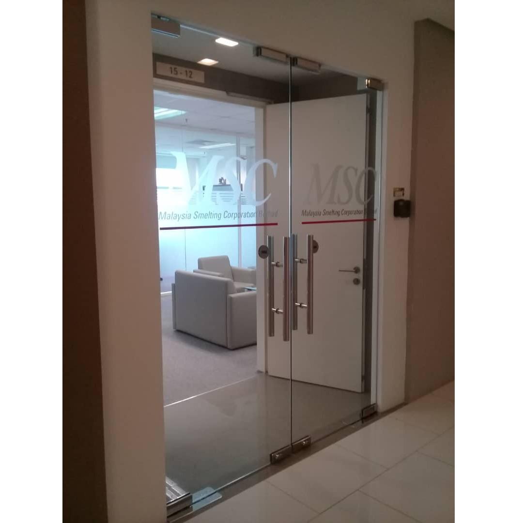 TEMPERED GLASS DOOR l pintu kaca, Services, Others on Carousell