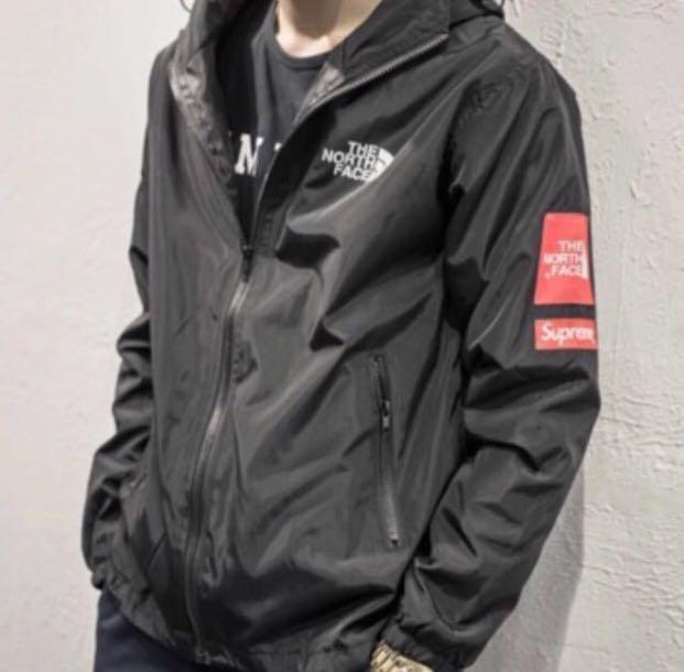 The North Face x Supreme Windbreaker, Men's Fashion, Tops & Sets ...