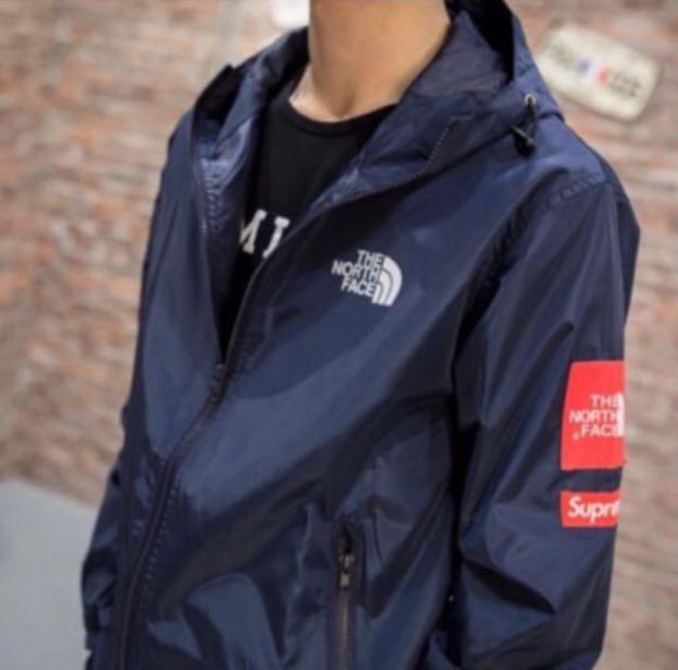 The North Face x Supreme Windbreaker, Men's Fashion, Tops & Sets ...