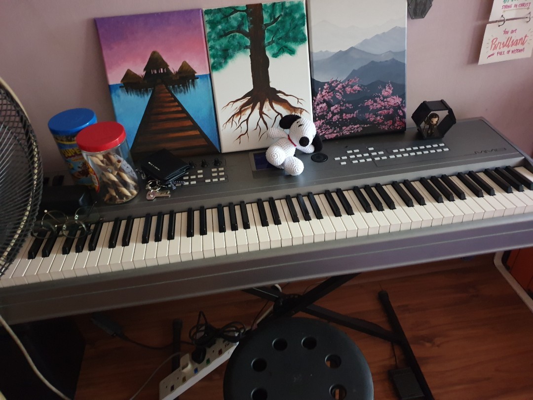 Yamaha MM8 keyboard, Hobbies & Toys, Music & Media, Musical Instruments ...