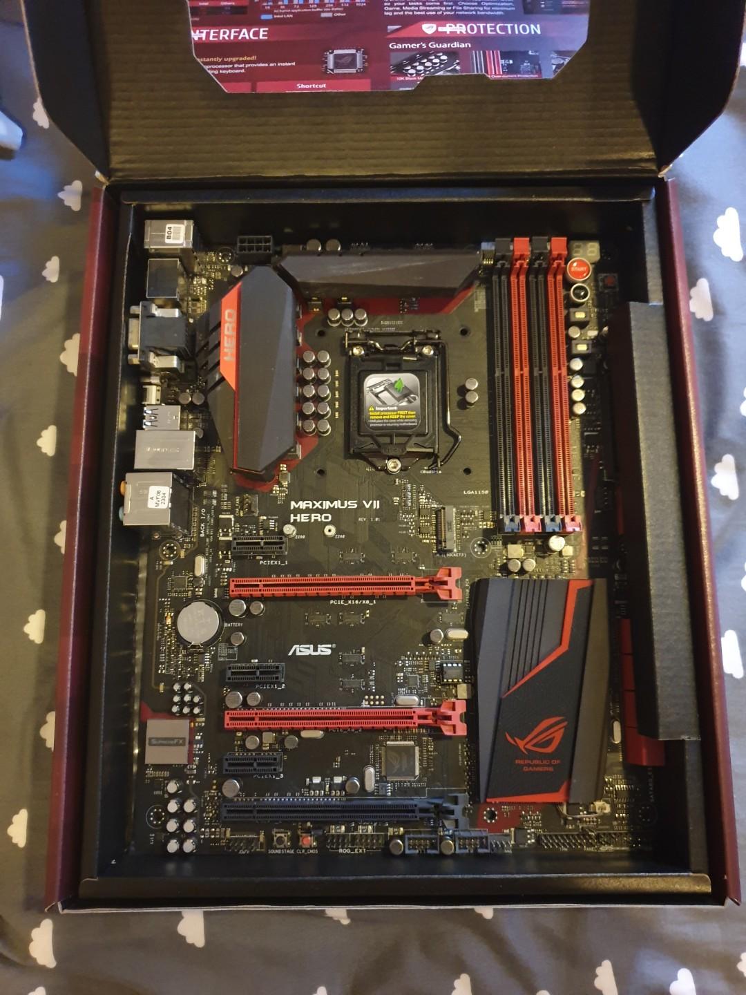 Asus Maximus Hero VII (VRM spoiled), Computers & Tech, Parts & Accessories, Computer Parts on ...