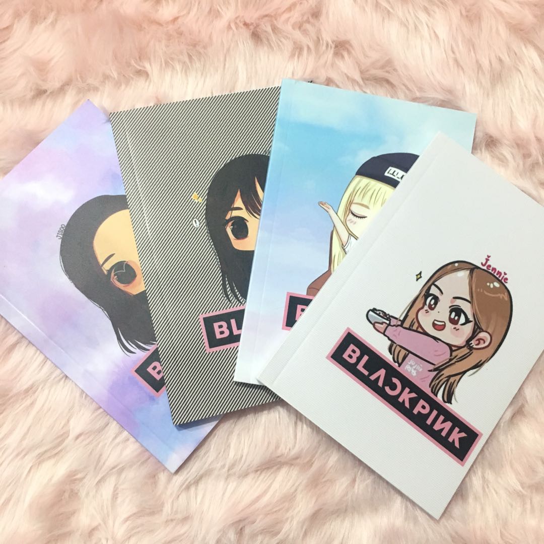 Blackpink Notebook Set, Hobbies & Toys, Memorabilia & Collectibles, K ...