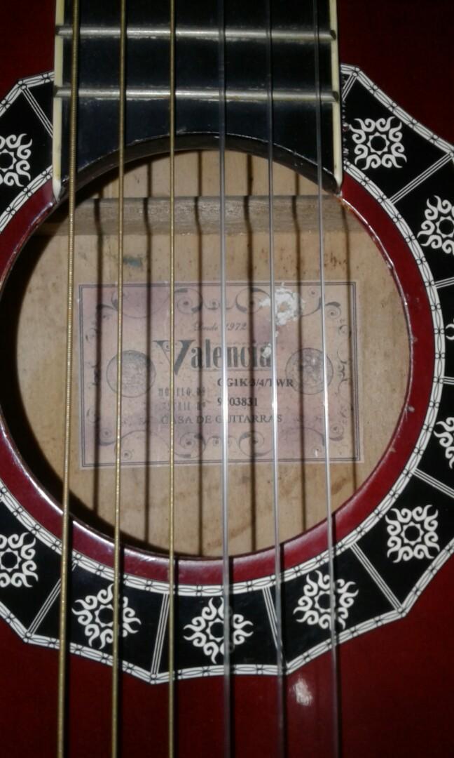 Classical guitar MODEL: VALENCIA CG1K 3/4 TWR, Hobbies & Toys, Music ...