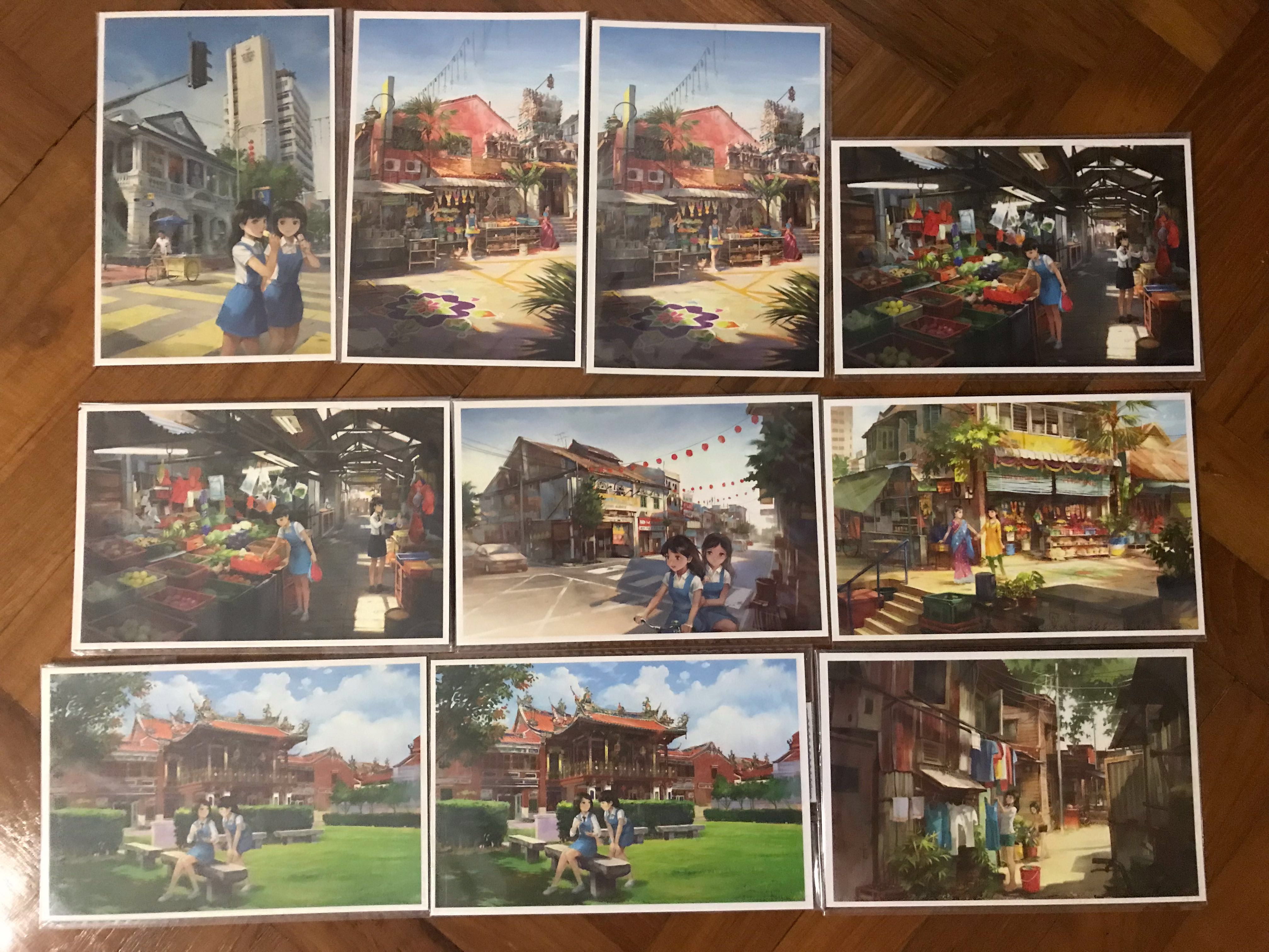 Illustrated Postcards, Hobbies & Toys, Memorabilia & Collectibles ...